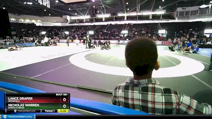 132 lbs Cons. Round 5 - Nicholas Warren, Emerald Ridge vs Lance Draper ...