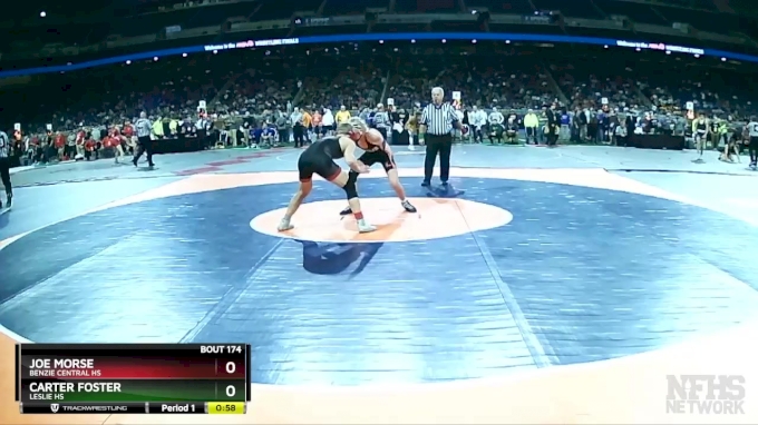 D4-138 lbs Cons. Round 1 - Carter Foster, Leslie HS vs Joe Morse ...
