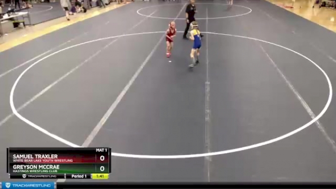 49 lbs Semifinal - Samuel Traxler, White Bear Lake Youth Wrestling vs ...