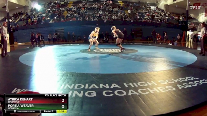 100 lbs 1st Place Match - Kendall Moe, Hamilton Heights vs Kyleigh ...