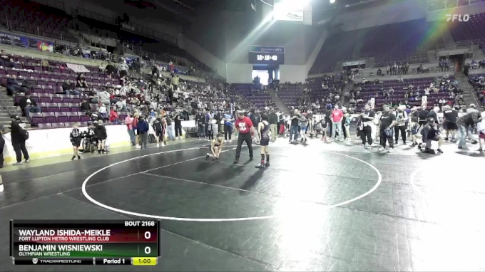 92 lbs Cons. Round 3 - Wayland Ishida-Meikle, Fort Lupton Metro ...