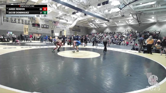 116 lbs Champ. Round 2 - Jacob Dominguez, Elite Force vs Jared Rendon ...