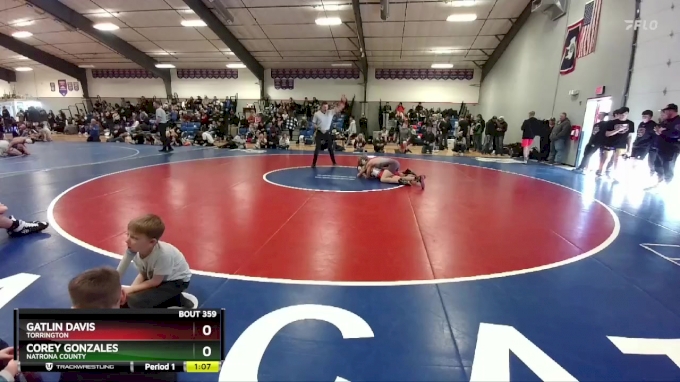 132 lbs Semifinal - Gatlin Davis, Torrington vs Corey Gonzales, Natrona ...
