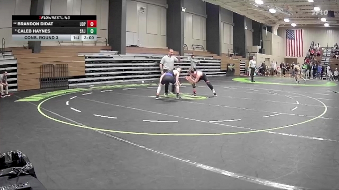 125 lbs Cons. Round 3 - Brandon Didat, University Of Pikeville vs Caleb ...