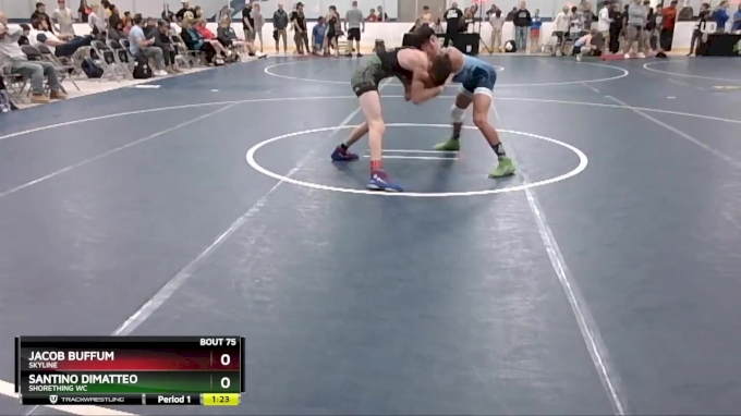 105 lbs Champ. Round 1 - Jacob Buffum, Skyline vs Santino DiMatteo ...