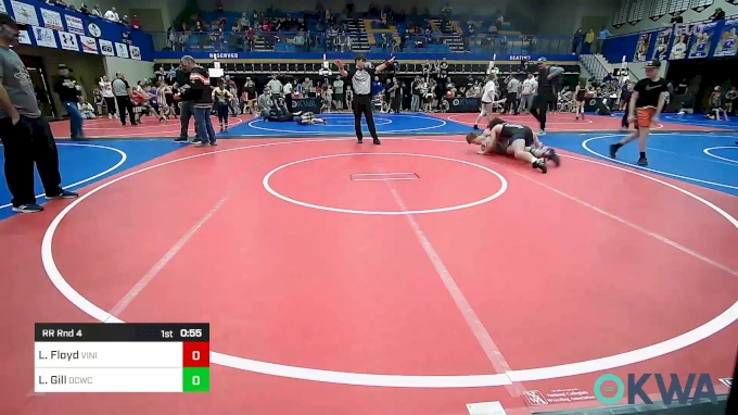 160-HWT lbs Rr Rnd 4 - Logan Floyd, Vinita Kids Wrestling vs Levi Gill ...