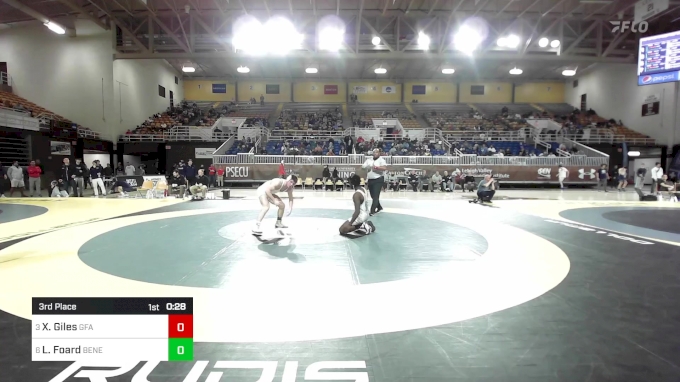 165 lbs 3rd Place - Xavier Giles, Greens Farms Academy vs Lane Foard ...