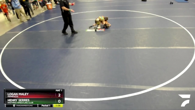 59 lbs Cons. Round 4 - Henry Serres, Hastings Wrestling Club vs Logan ...