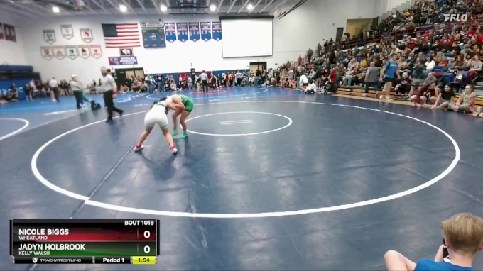 120 lbs Champ. Round 1 - Jadyn Holbrook, Kelly Walsh vs Nicole Biggs ...