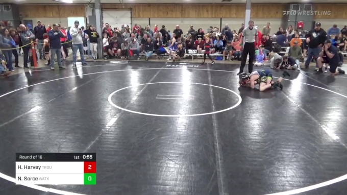 I 100 lbs Round Of 16 - Hunter Harvey, Trout Run vs Nicholas Sorce ...