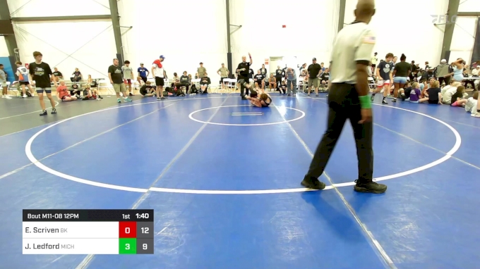 123 lbs Final - Elijah Scriven, Bad Karma vs Joshua Ledford, Michigan ...