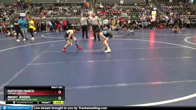 90 lbs Cons. Round 3 - Brody Jensen, Broken Bow Wrestling Club vs ...