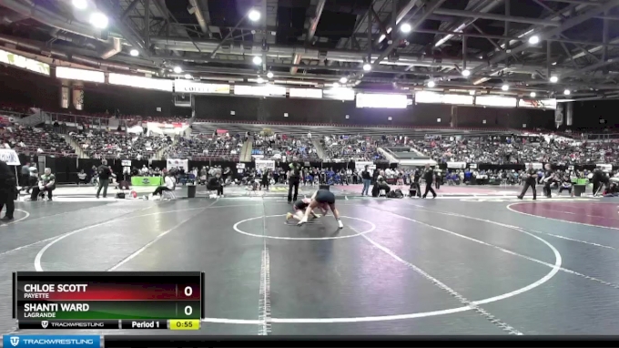 120 lbs Cons. Round 4 - Chloe Scott, Payette vs Shanti Ward, LaGrande