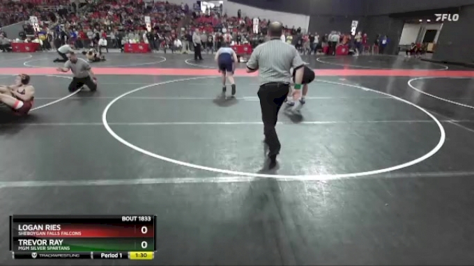 190 lbs Cons. Semi - Logan Ries, Sheboygan Falls Falcons vs Trevor Ray ...