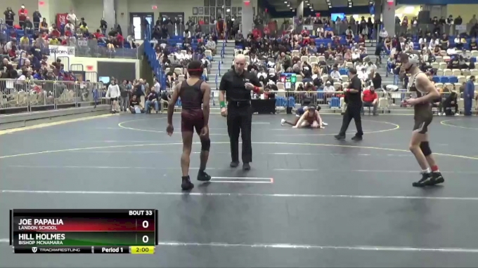 106 lbs Champ. Round 1 - Hill Holmes, Bishop McNamara vs Joe Papalia ...