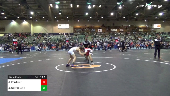 120 lbs Semifinal - Jayden Ford, Maize Wrestling Club vs Jude Correa ...