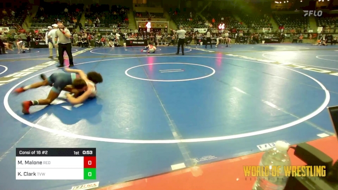 105 lbs Consi Of 16 #2 - Marcus Malone, Red Cobra Westling Academy vs ...