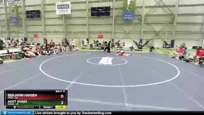 126 lbs Placement Matches (8 Team) - Benjamin Hansen, Iowa vs Hoyt ...