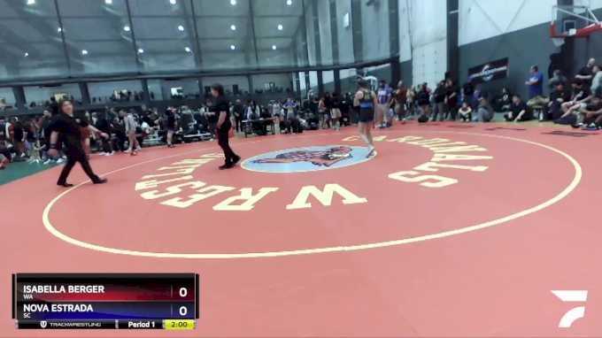 108 lbs Round 1 - Isabella Berger, WA vs Nova Estrada, SC