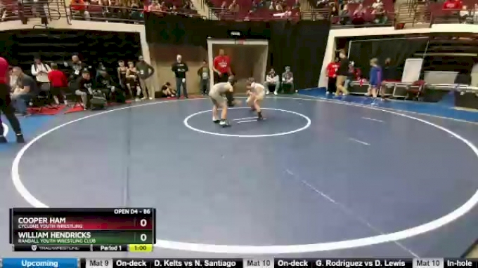 86 lbs 2nd Place Match - Cooper Ham, Cyclone Youth Wrestling vs William ...