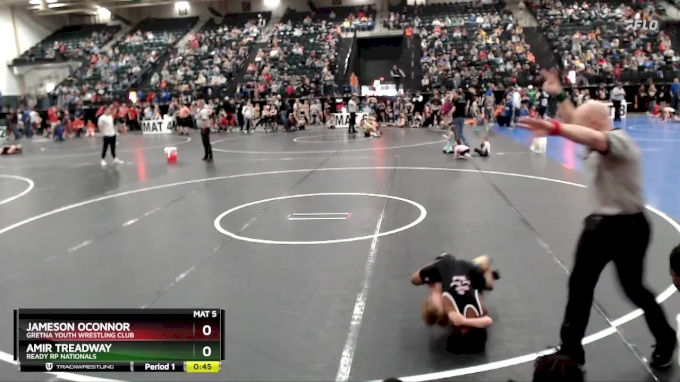 58 lbs Champ. Round 1 - Jameson OConnor, Gretna Youth Wrestling Club vs ...