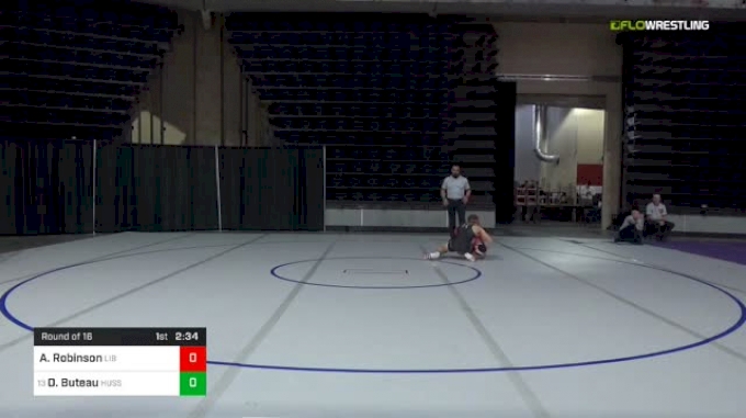 141 lbs Round Of 16 - Ashton Robinson, Liberty vs Danny Buteau, Husson