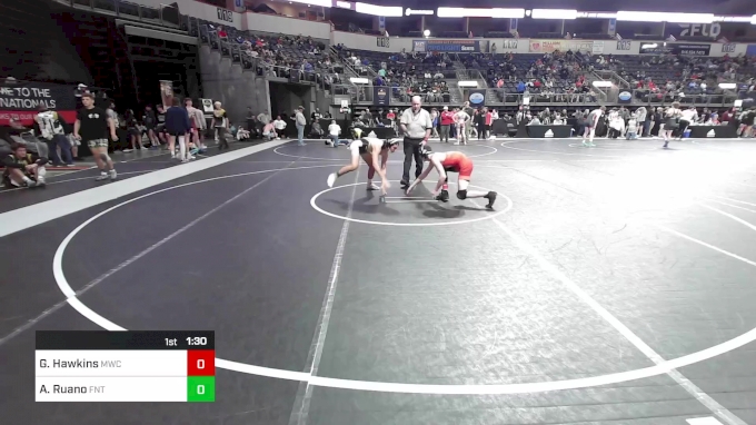 122 lbs Consi Of 4 - Gabriel Hawkins, MoWest Championship Wrestling vs ...