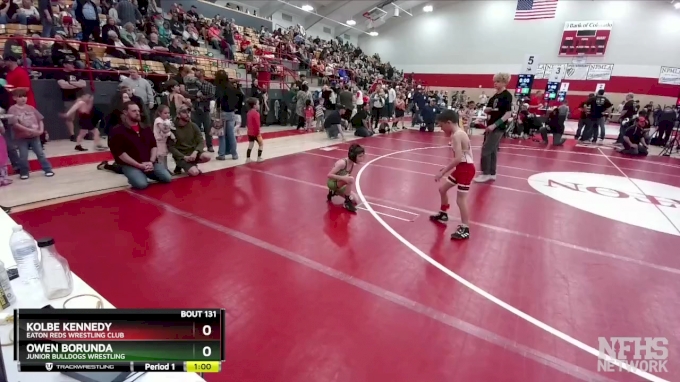 55-58 lbs Round 3 - Kolbe Kennedy, Eaton Reds Wrestling Club vs Owen ...