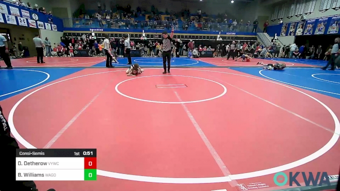 67 lbs Consolation - Dylan Detherow, Verdigris Youth Wrestling vs ...