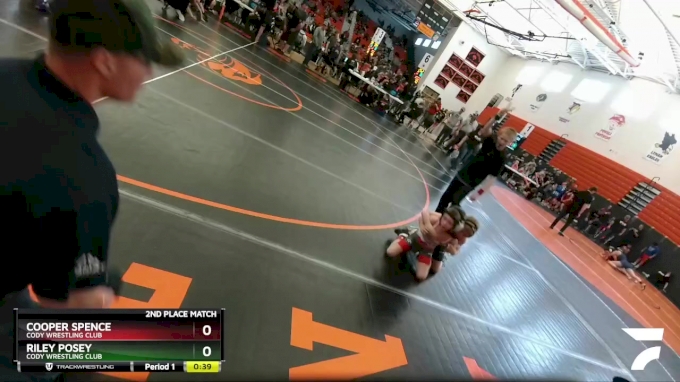 62 lbs 2nd Place Match - Riley Posey, Cody Wrestling Club vs Cooper ...