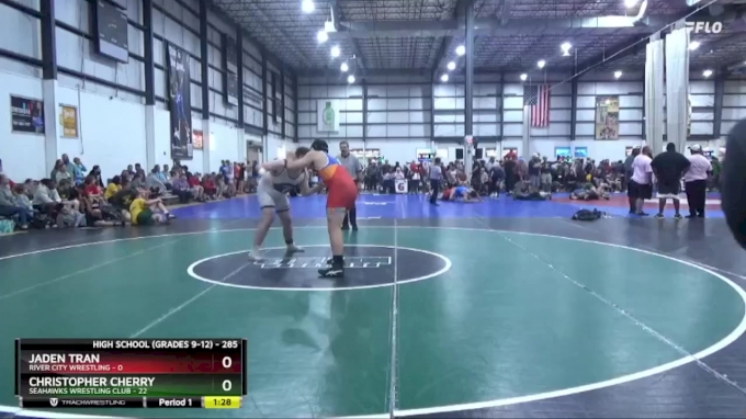285 lbs Round 2 - Jaden Tran, River City Wrestling vs Christopher ...