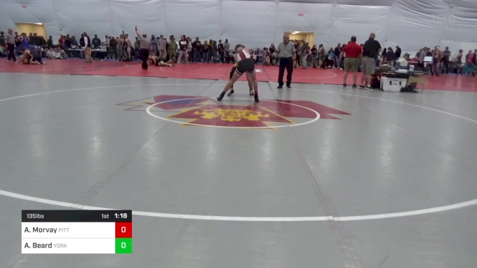 135 lbs Consi Of 8 #2 - Asher Morvay, Pittsburgh vs Abram Beard, York