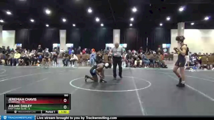 160 lbs Round 4 (6 Team) - Jeremiah Chavis, Scorpions vs Julian Dailey ...