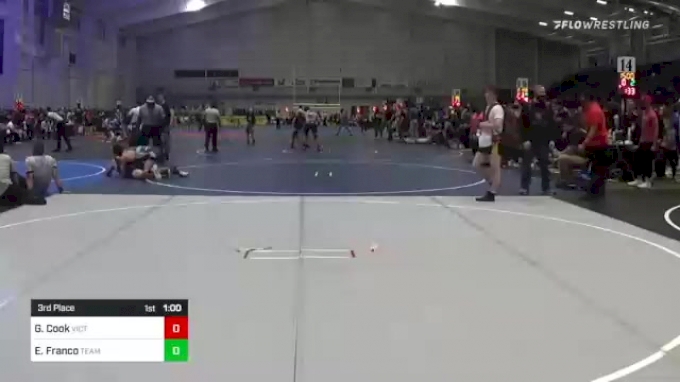 285 lbs 3rd Place - Gage Cook, Victory WC vs Emilio Franco, Team Thunder