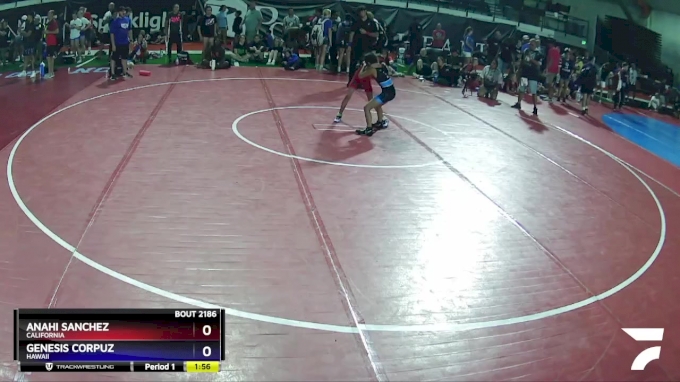 60-65 lbs Round 3 - Anahi Sanchez, California vs Genesis Corpuz, Hawaii