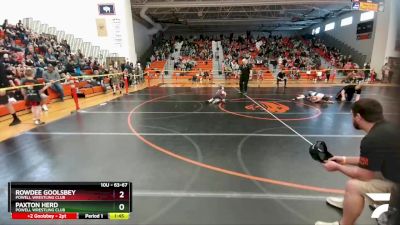 63-67 lbs Semifinal - Rowdee Goolsbey, Powell Wrestling Club vs Paxton ...