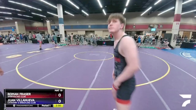 215 lbs Quarterfinal - Roman Fraser, Spartan Mat Club vs Juan ...