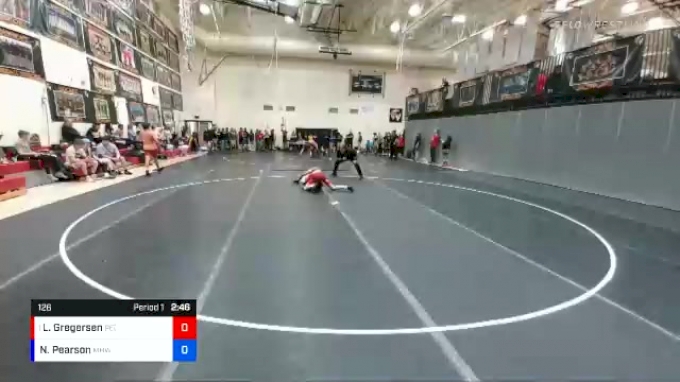 126 lbs Round 1 - Lincoln Gregersen, Pomona Elite (PWCC) vs Noah ...