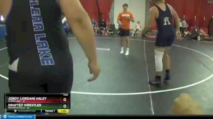 220 lbs Quarterfinals (8 Team) - Jordy (Jordan) Haley, Clear Lake vs ...