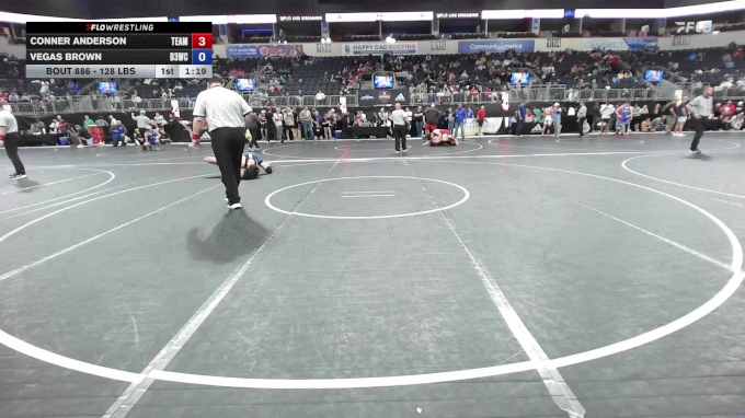 128 lbs Consi Of 8 #2 - Conner Anderson, Team Central Wrestling vs ...