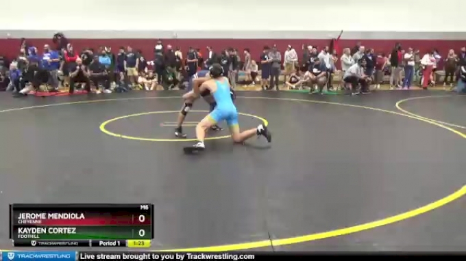 122 lbs 3rd Place Match - Jerome Mendiola, Cheyenne vs Kayden Cortez ...