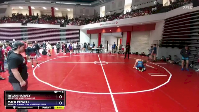 157 lbs Champ. Round 1 - Mack Powell, Bristow Elementary Wrestling Club ...