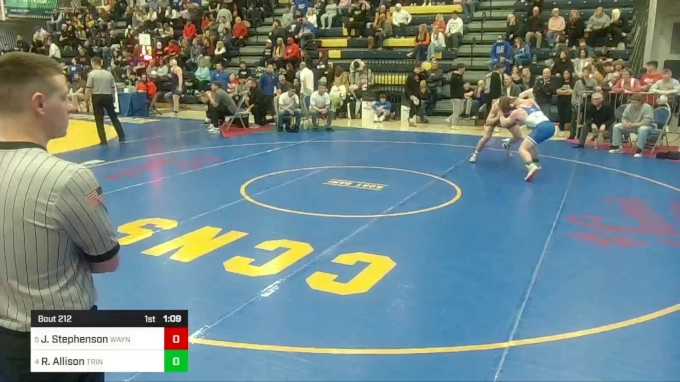 189 lbs Qtr-finals - Jake Stephenson, Waynesburg vs Robbie Allison, Trinity