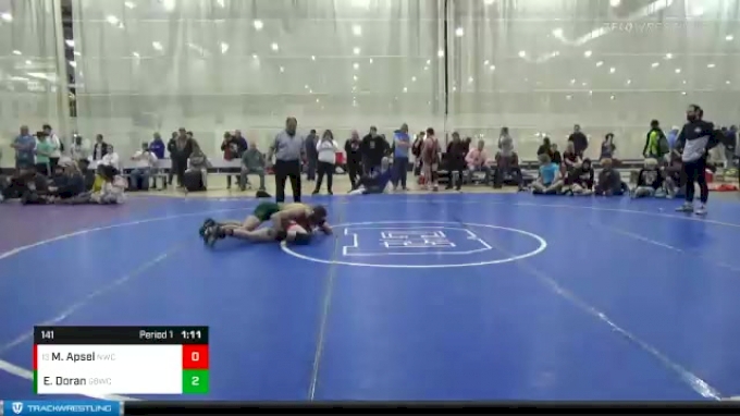141 lbs 1st Place Match - Max Apsel, NOVA Wrestling Club vs Eric Doran ...