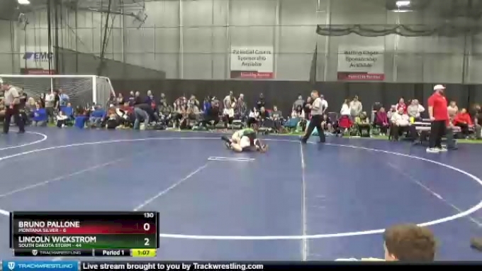 130 lbs Round 3 (6 Team) - Lincoln Wickstrom, South Dakota Storm vs ...