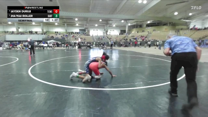 100 lbs Semifinal - Jha?kai Roller, Higher Calling Wrestling vs Jayden ...