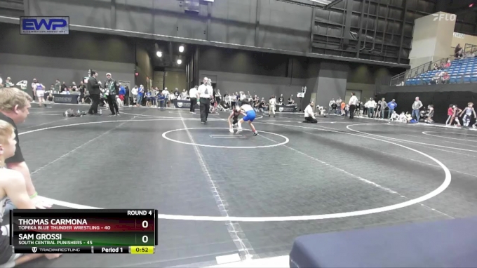 55 lbs Round 4 - Sam Grossi, South Central Punishers vs Thomas Carmona ...