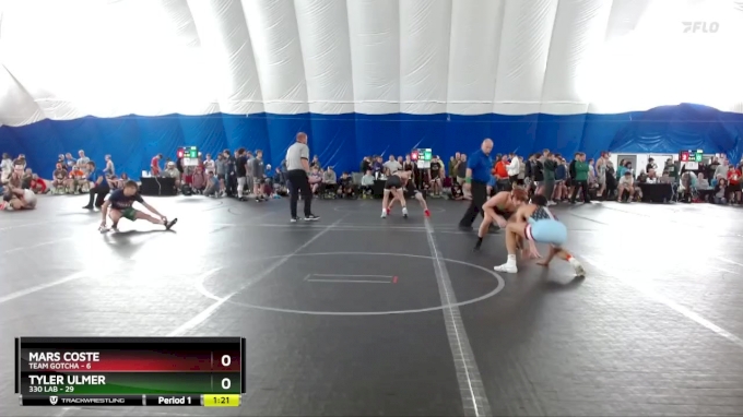 138 lbs Round 7 (8 Team) - Tyler Ulmer, 330 Lab vs Mars Coste, Team Gotcha