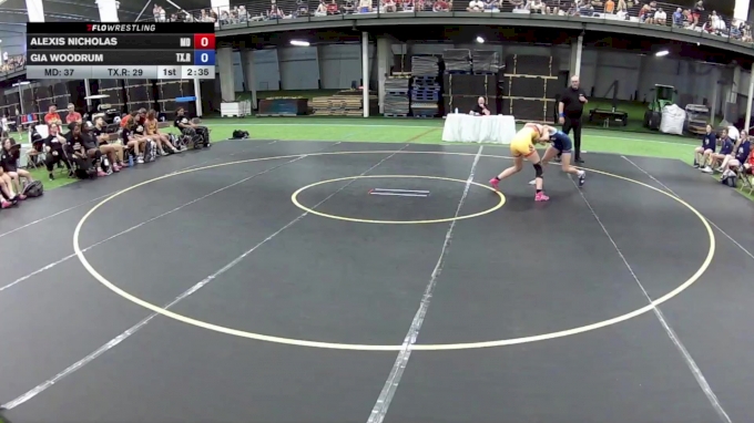 125 lbs Alexis Nicholas, Maryland vs Gia Woodrum, Texas Red