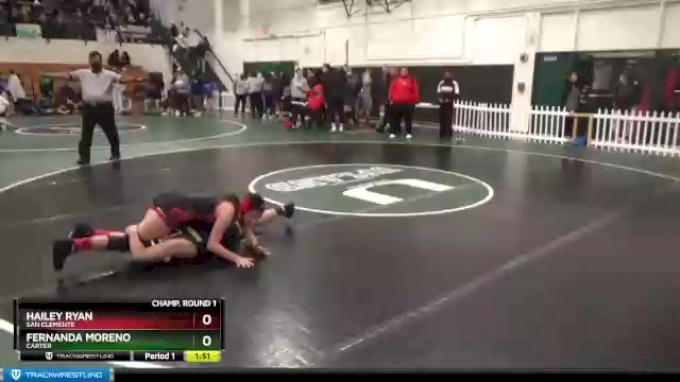 131 lbs Champ. Round 1 - Fernanda Moreno, Carter vs Hailey Ryan, San ...